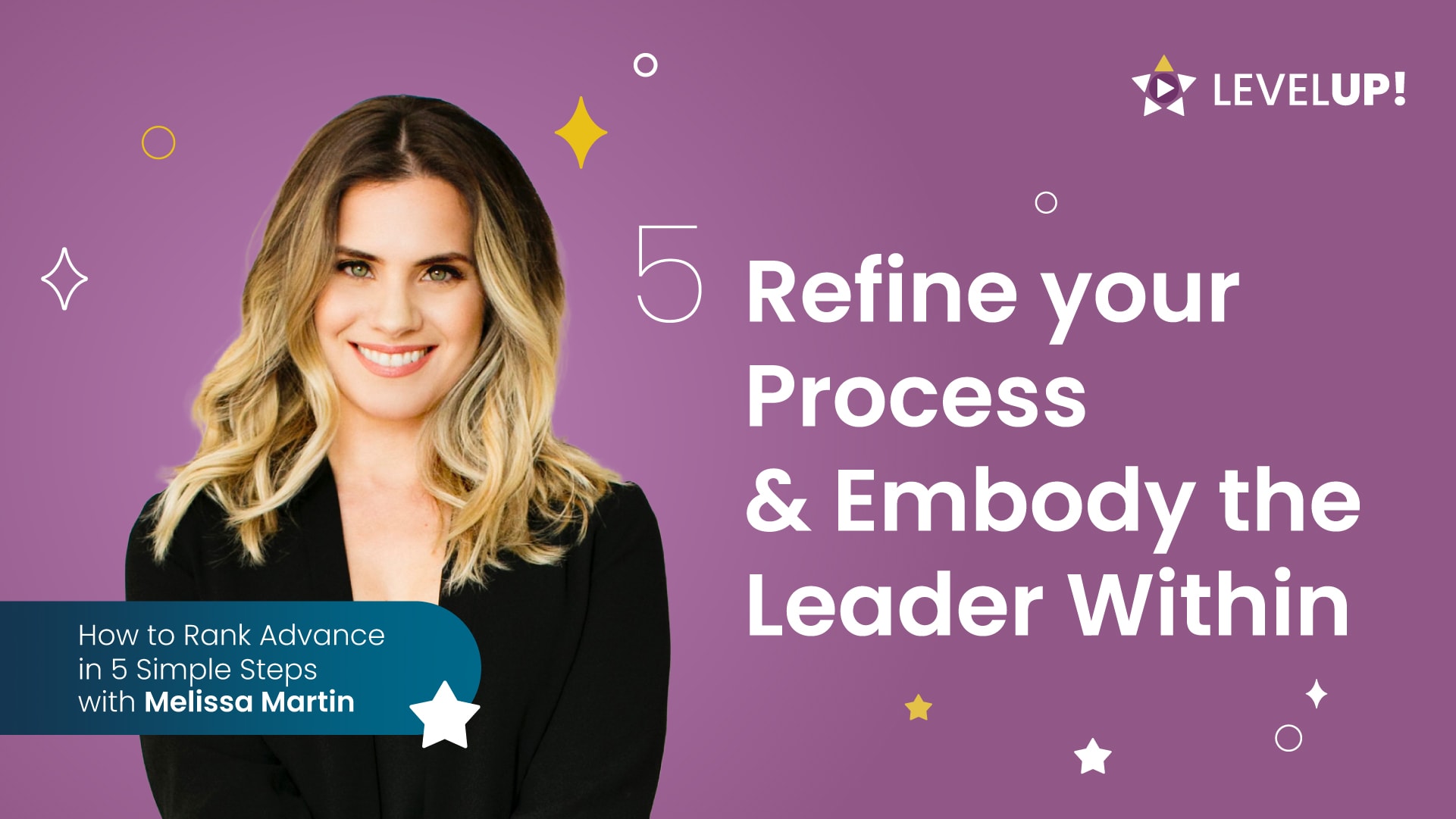 Refine your Process & Embody the Leader Within | Rank Advance 101